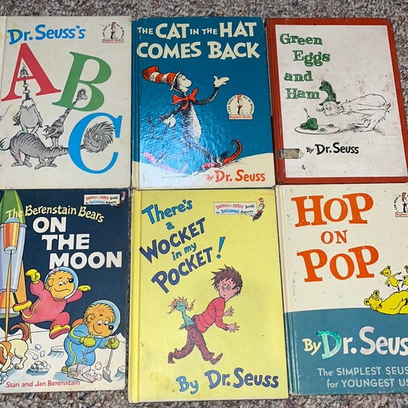 Dr. Seuss | Other | Set Of 6 Vintage Drseuss Books | Poshmark